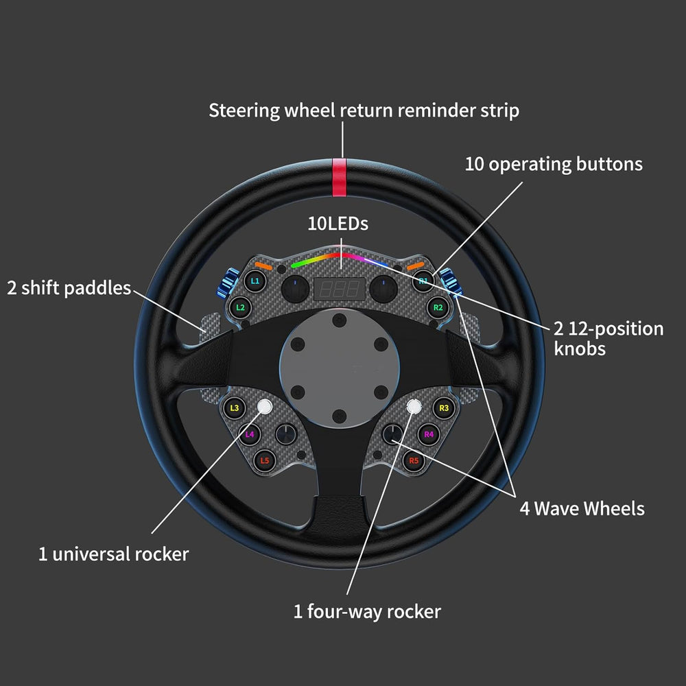 CAMMUS C12 Direct Drive Racing Wheel – GTR Simulator Compatible